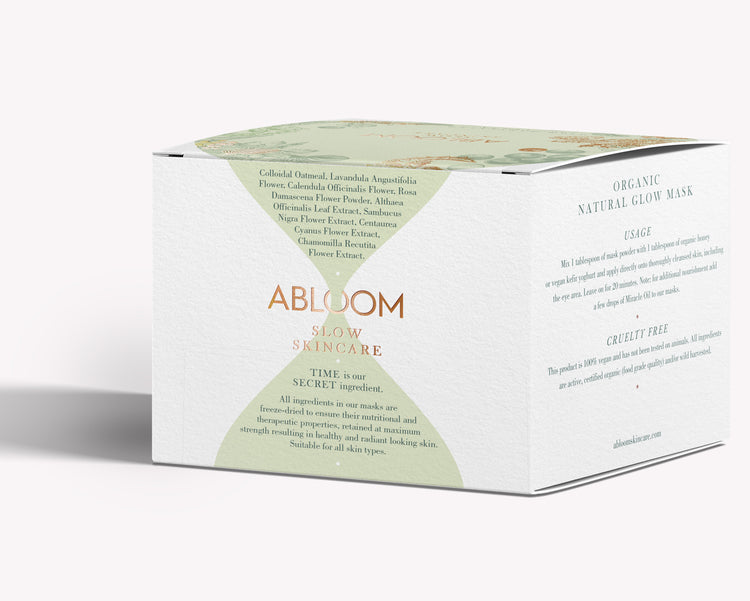 Organic Natural Glow Mask – ABLOOM Slow Skincare